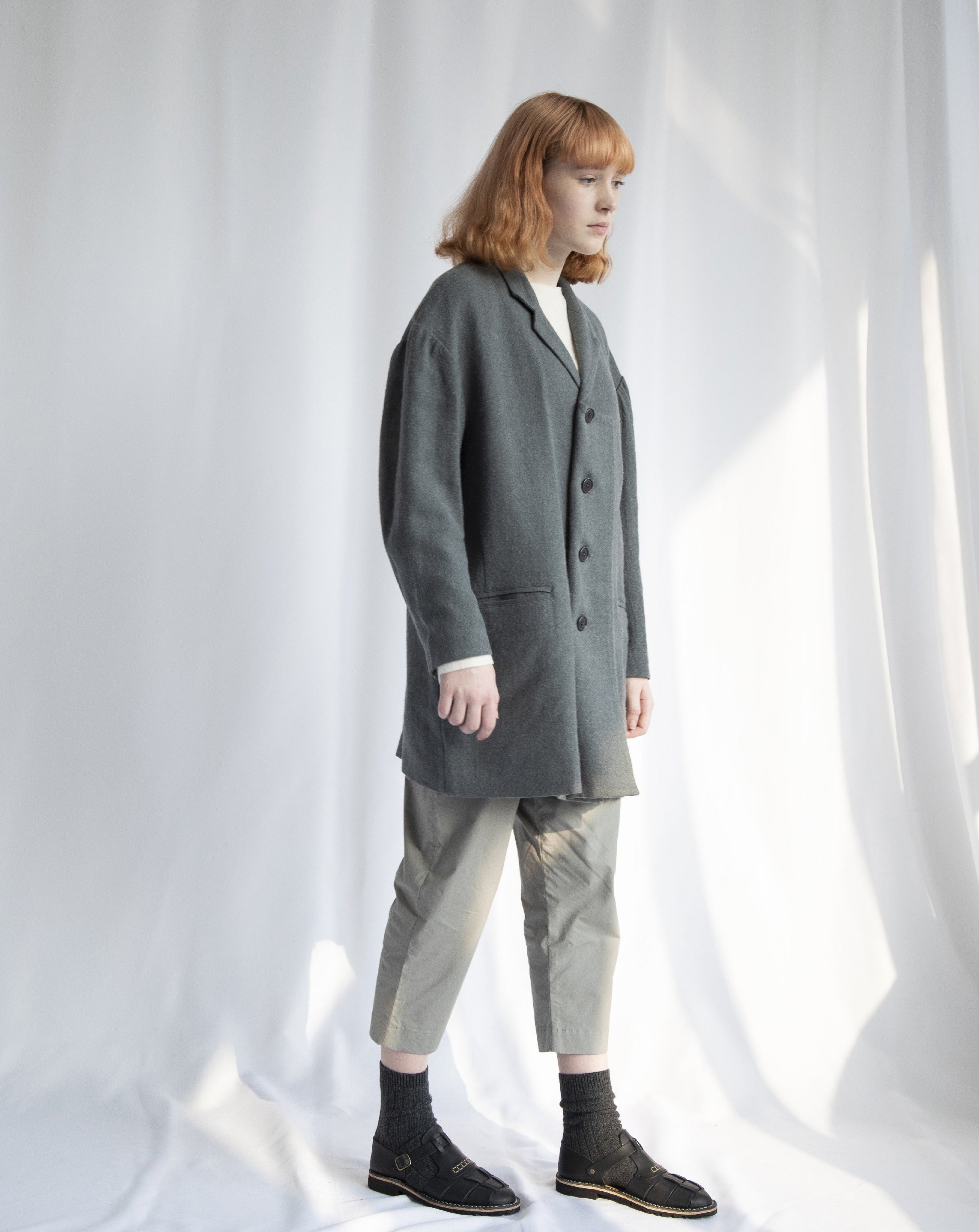 Ancient folk ramie linen wool jacket – abeautifulstore